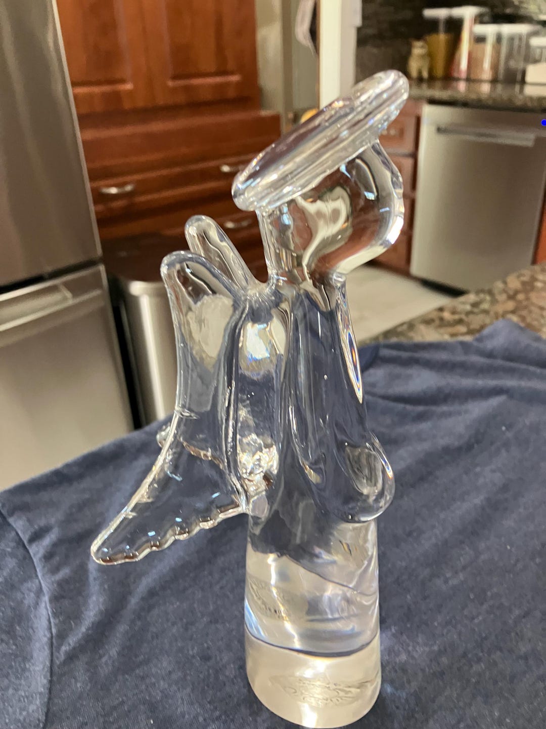 Vintage Toscany Lead Crystal 9”angel - Etsy