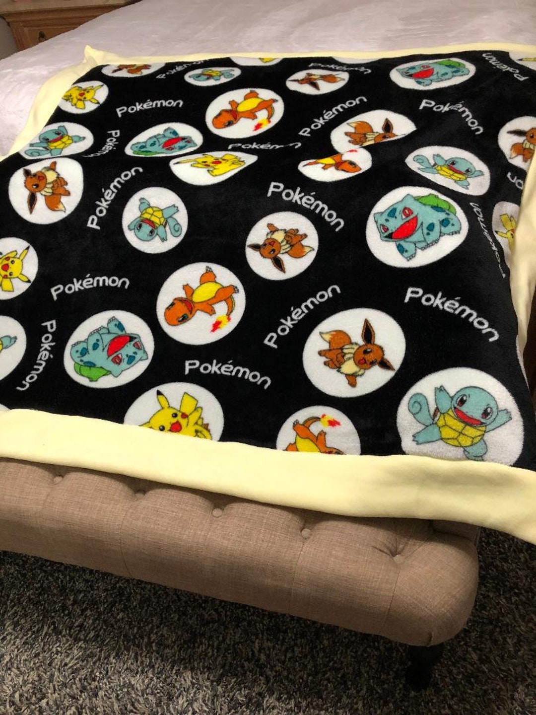 POKEMON CHARACTERS Super Soft Fleece Child's Blanket - Etsy