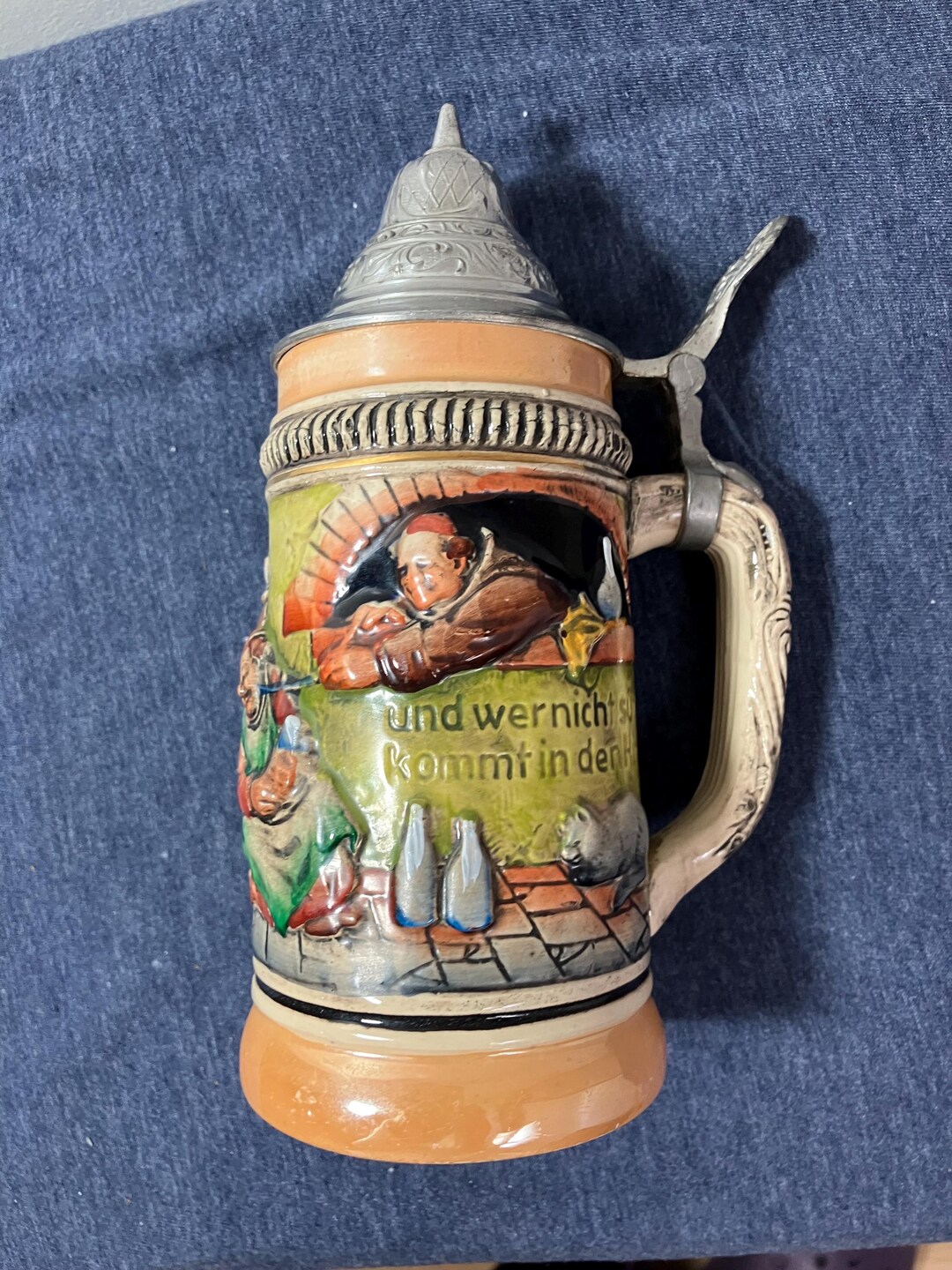 Vtg. Stoneware Beer Mug Made in Germany - Etsy