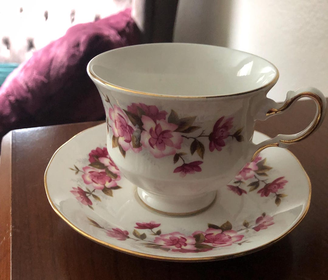 Vintage Queen Anne China Cup and Saucer Made in England - Etsy