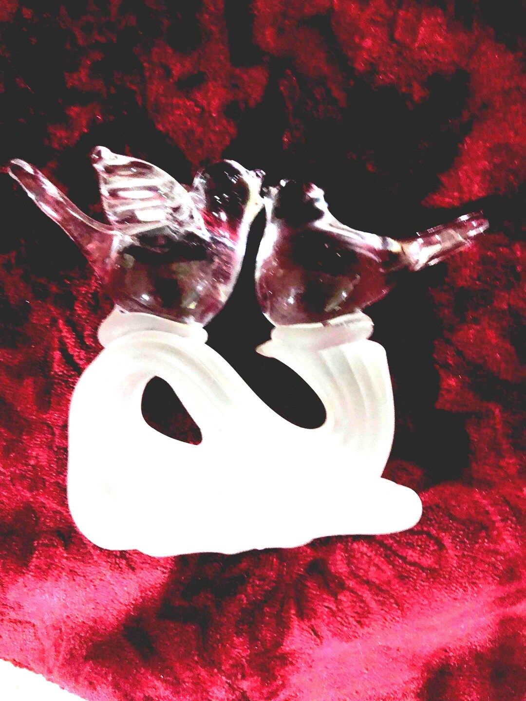 Glass Love Bird Sculpture - Etsy