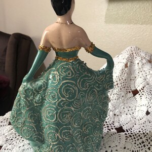 Vintage Porcelain Spanish Lady Figurine - Etsy
