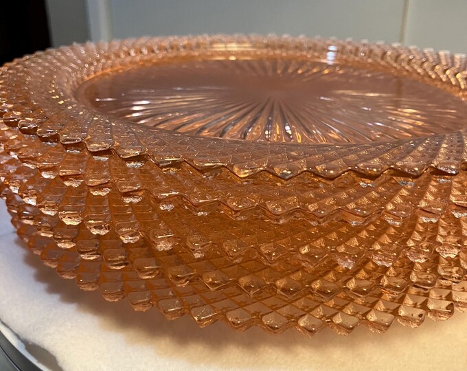 Vintage Hocking Glass Co. Miss America Pattern Pink Depression Glass ...