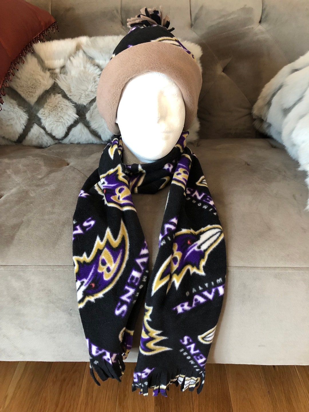 BALTIMORE Football Team Warm Neck Scarf - Etsy