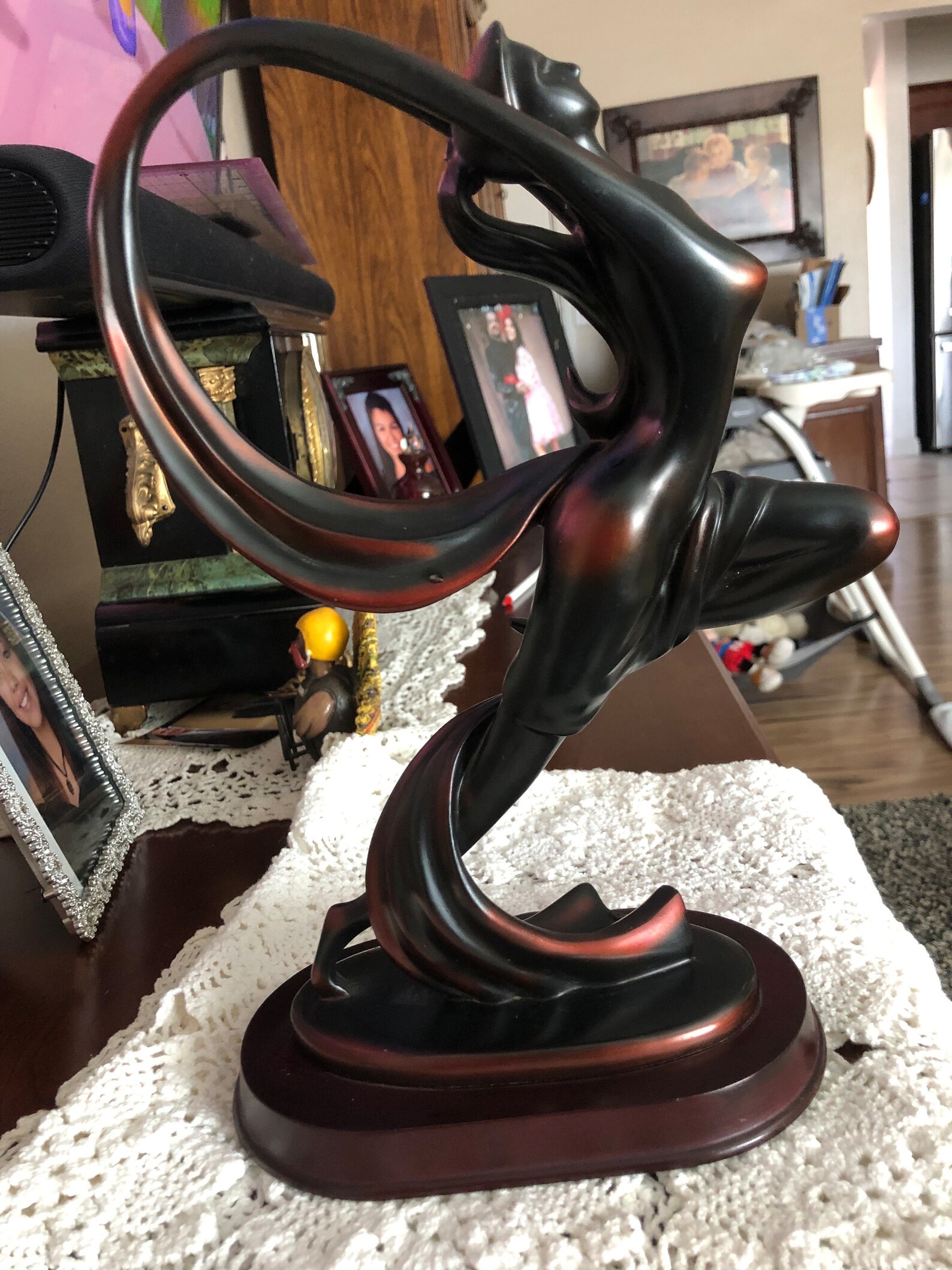 Greco Art Deco Figurine. Lady With Ribbon Dancing - Etsy