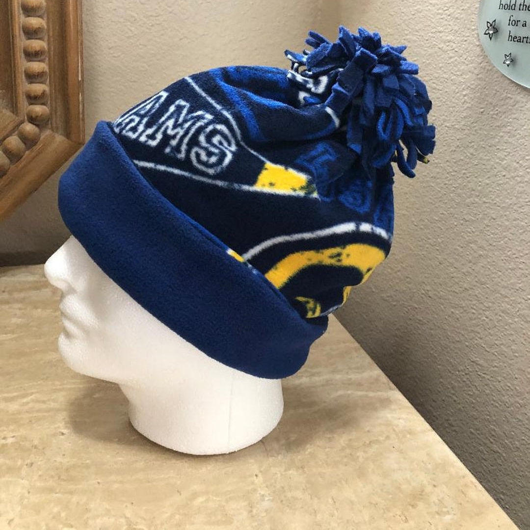 LA RAMS Soft Fleece Beanie Hats - Etsy