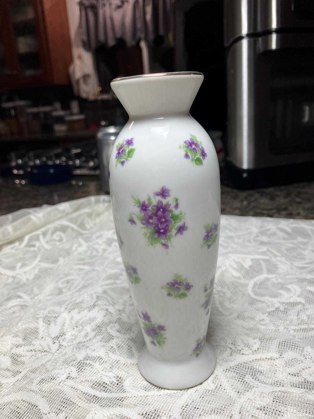 Vintage Lefton Hand Painted Bud Vase - Etsy
