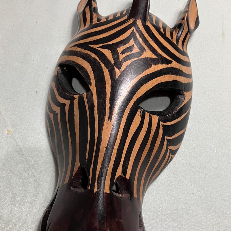 Zebra Mask - Etsy