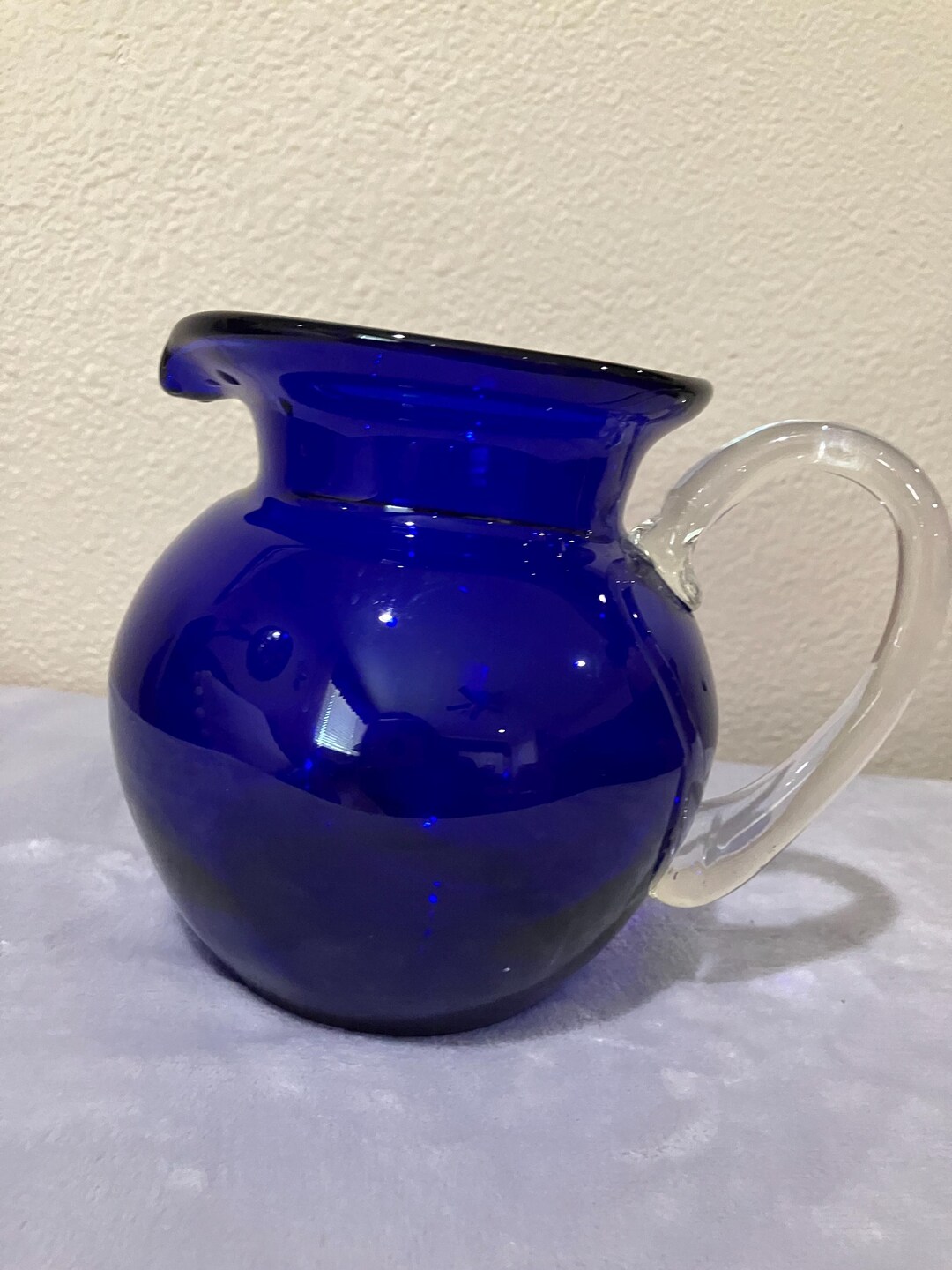 Vtg Colbolt Blue Pitcher - Etsy