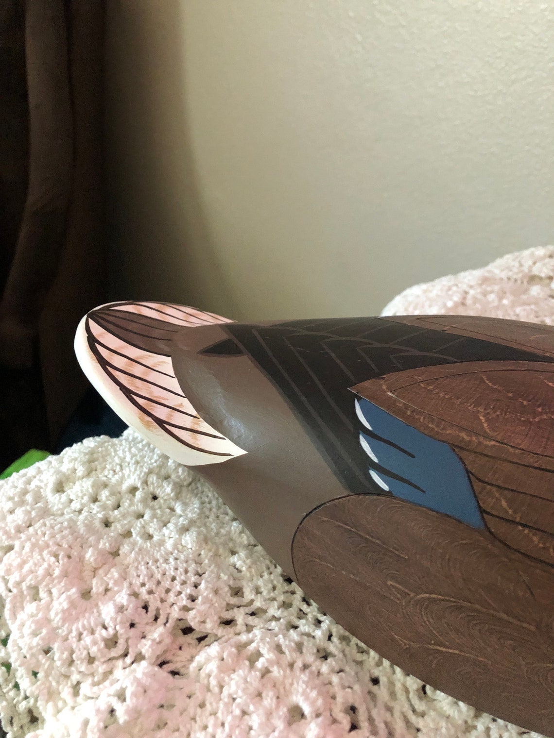 Vintage Ethan Allen Hand Painted Mallard Wooden Duck Signed by Artist ...