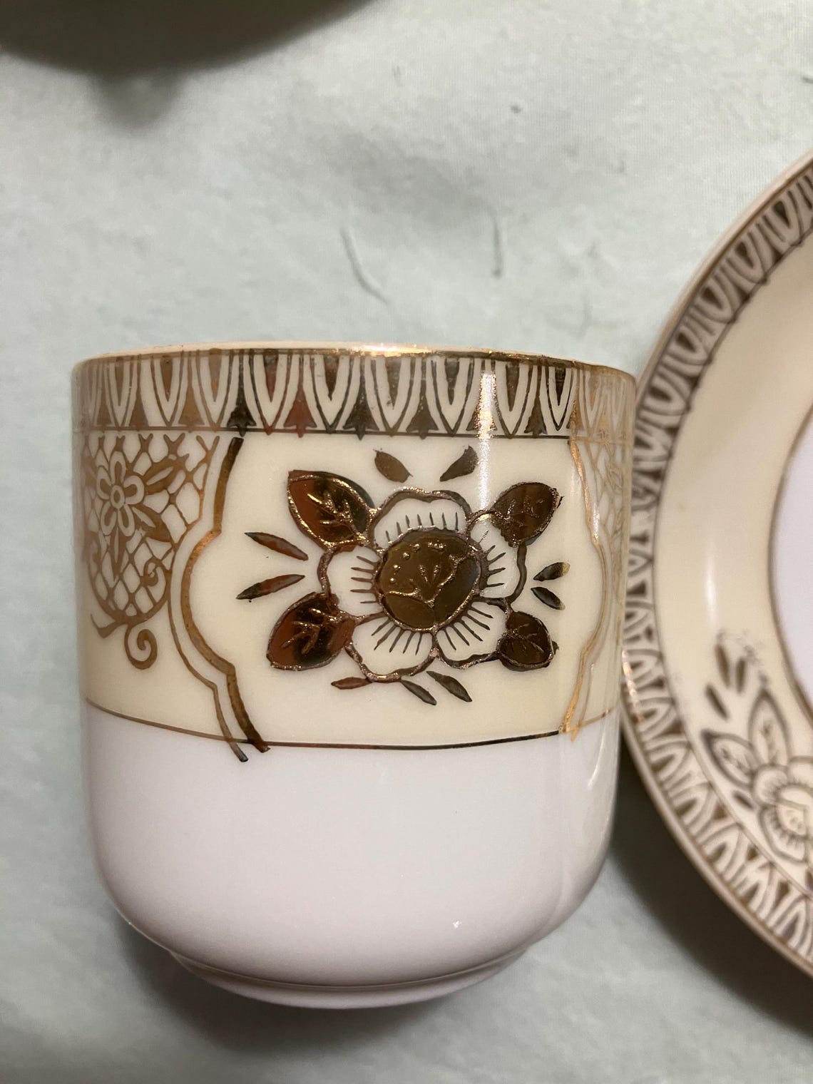 Antique Chikaramachi Hand Painted Porcelain Tea Set - Etsy