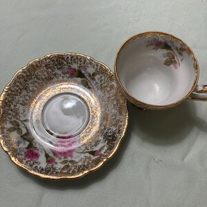 Vintage Betson Demitasse Bone China Hand Painted Cup and Saucer - Etsy