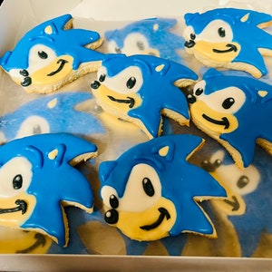 Sonic the Hedgehog Sugar Cookies - Etsy