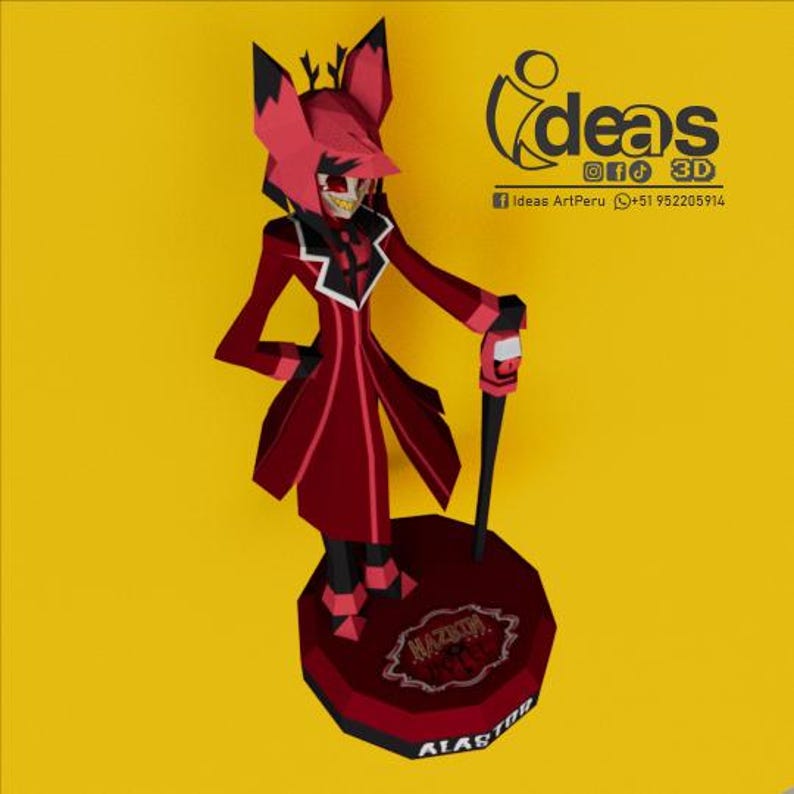 ALASTOR HOTEL HAZBIN With Texture - Etsy