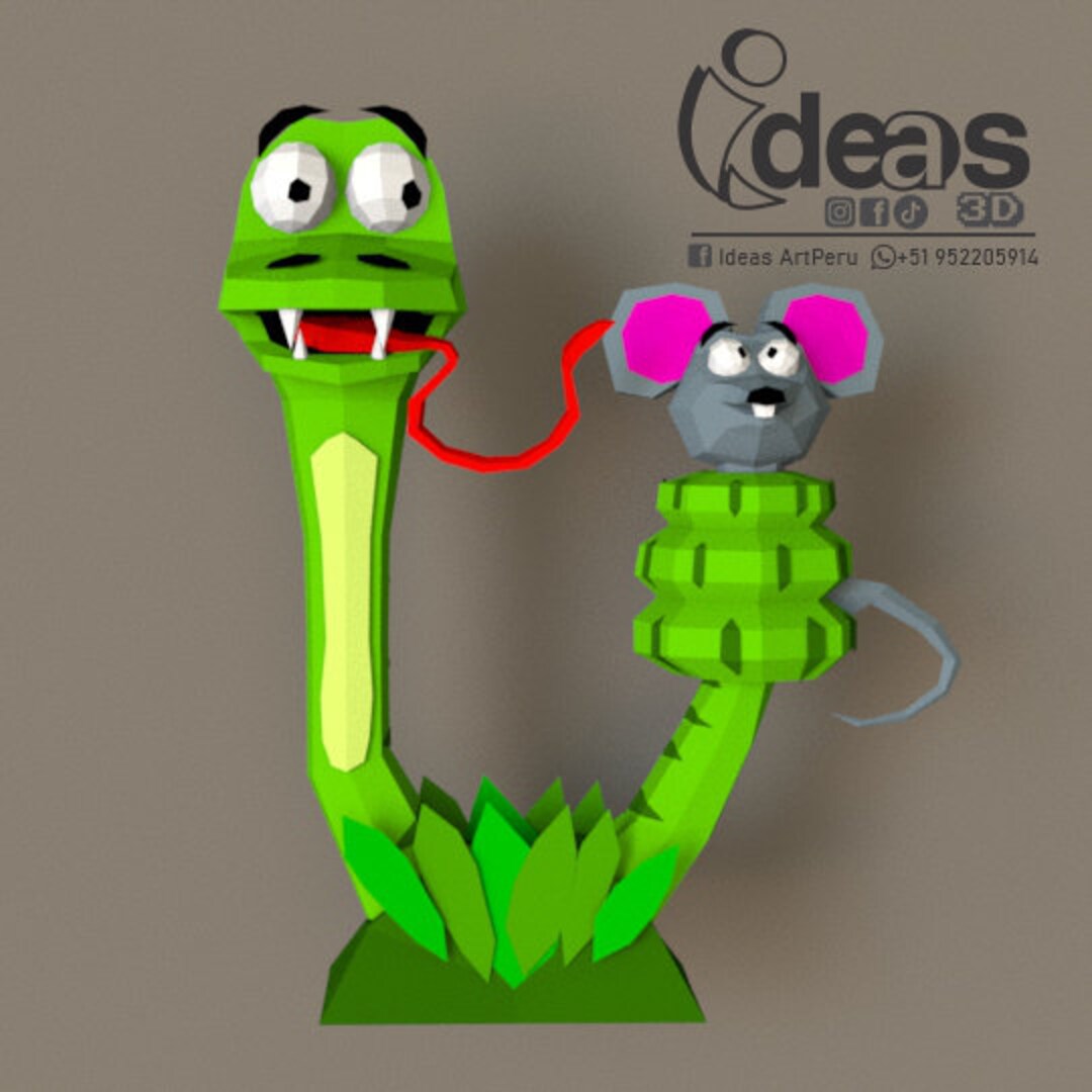 SNAKE AND MOUSE TALE - Etsy