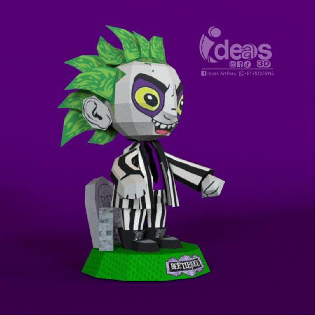BEETLE JUICE PAPERCRAFT - Etsy