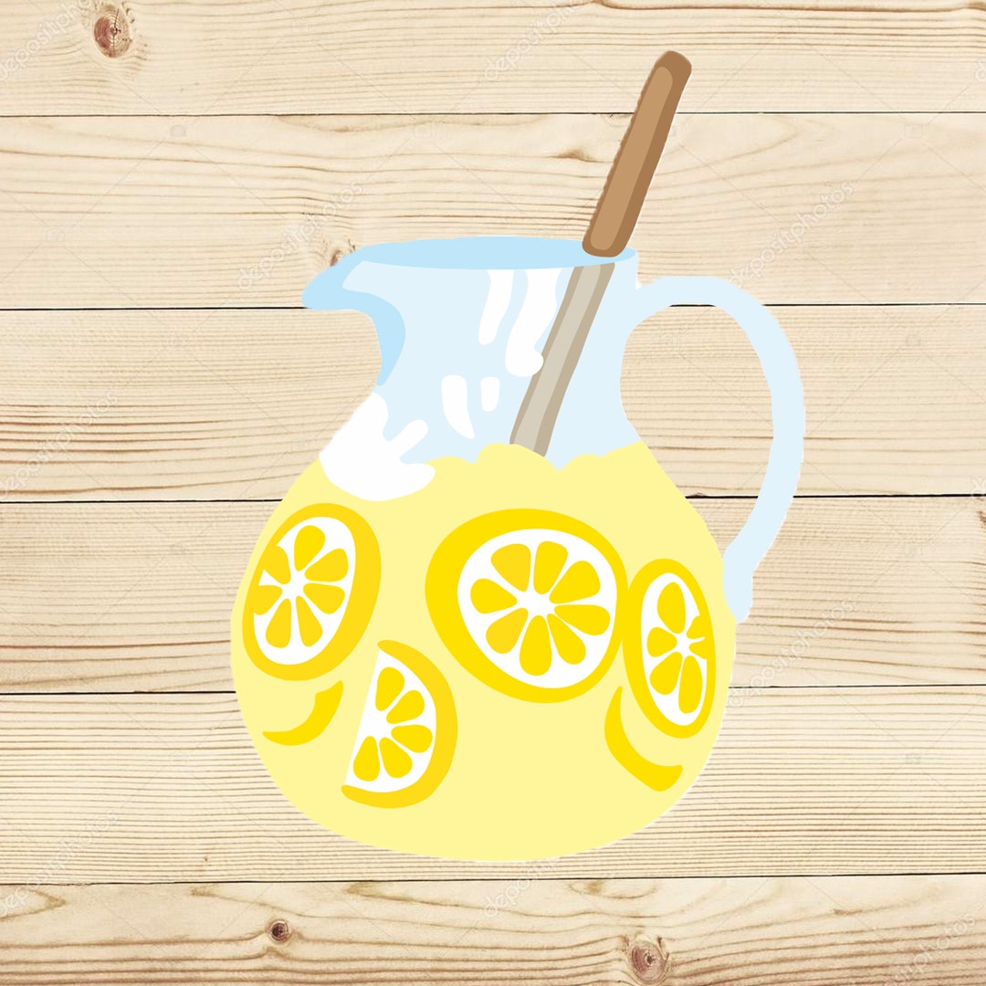 Lemonade Pitcher SVG I Lemon SVG I Cricut Cut File I Lemon Slice - Etsy