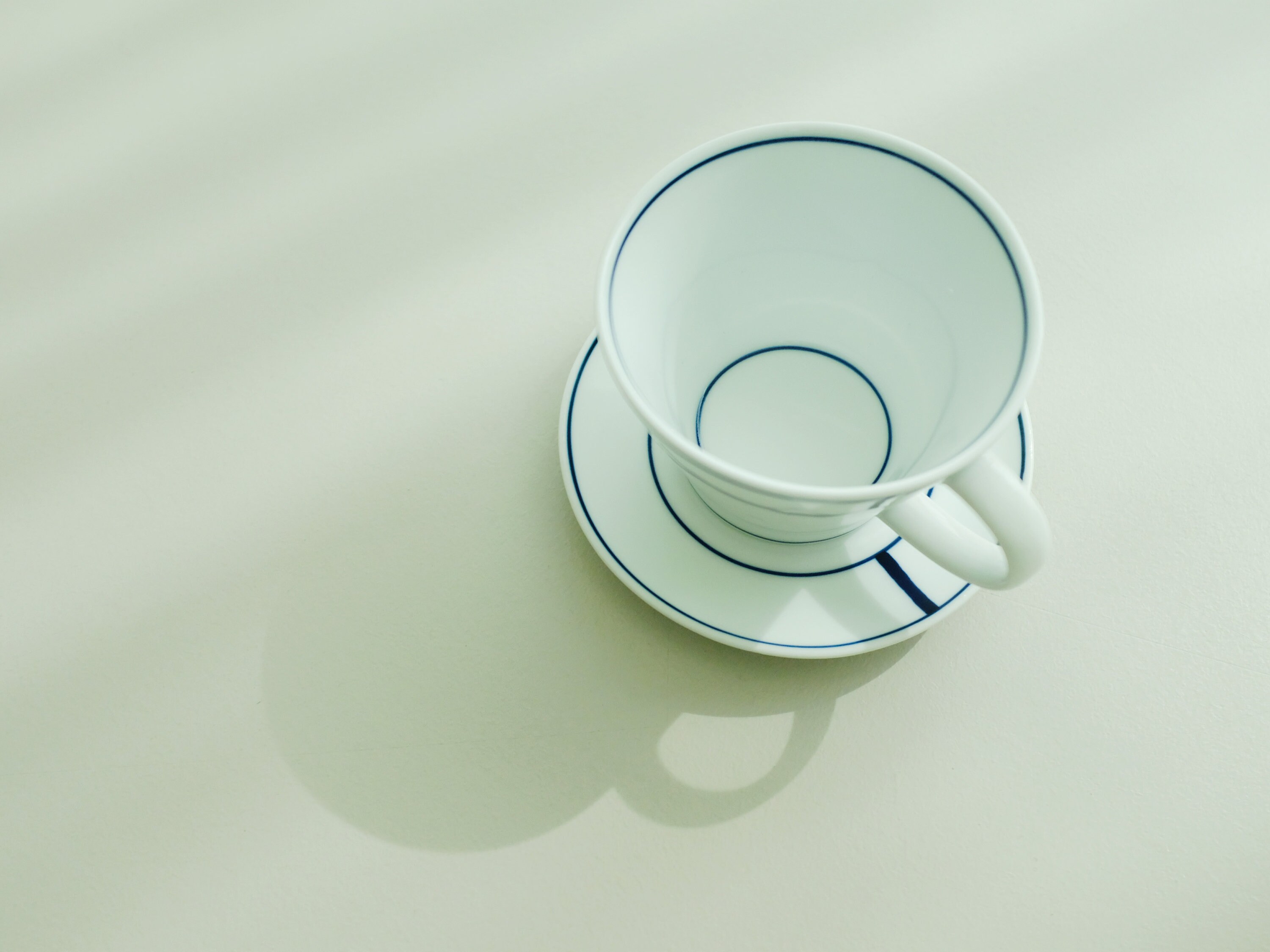 Blue and White Tea Mug With Saucer: Coffee Mug Tea Mug Mug - Etsy