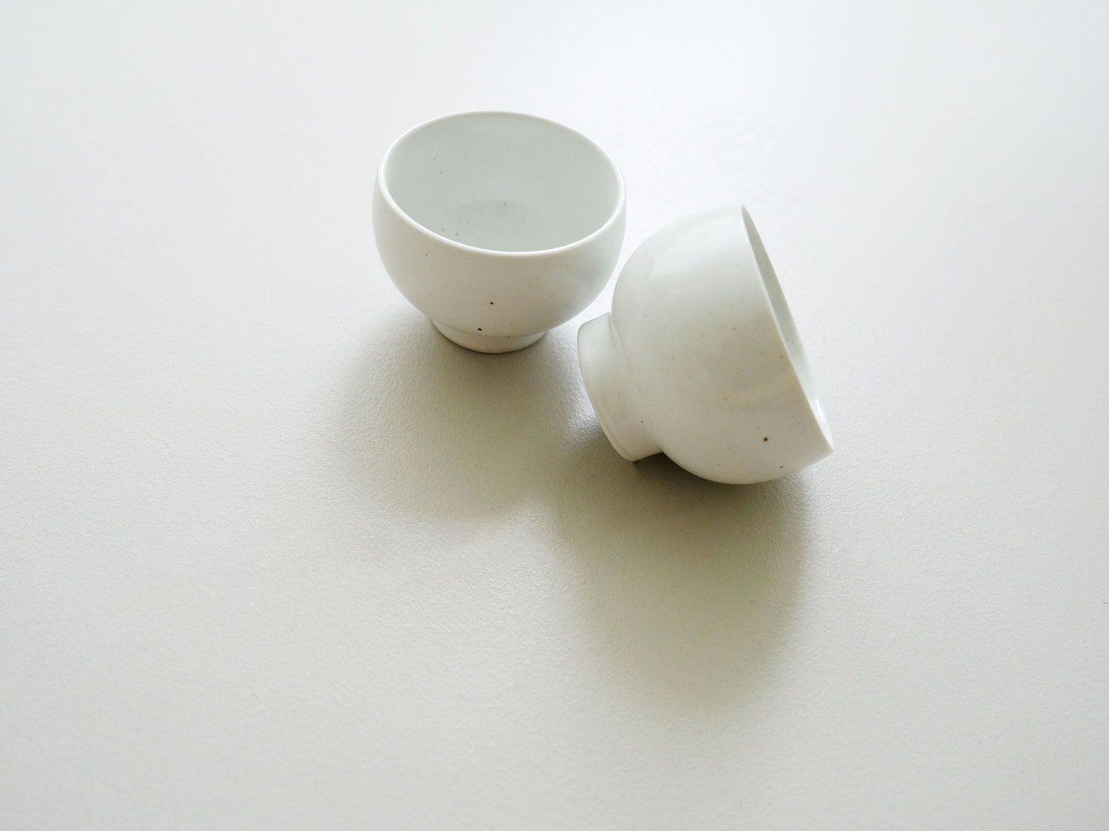 Set of Two Korean Traditional Baekja Tea Cups: Round Tea Cup - Etsy