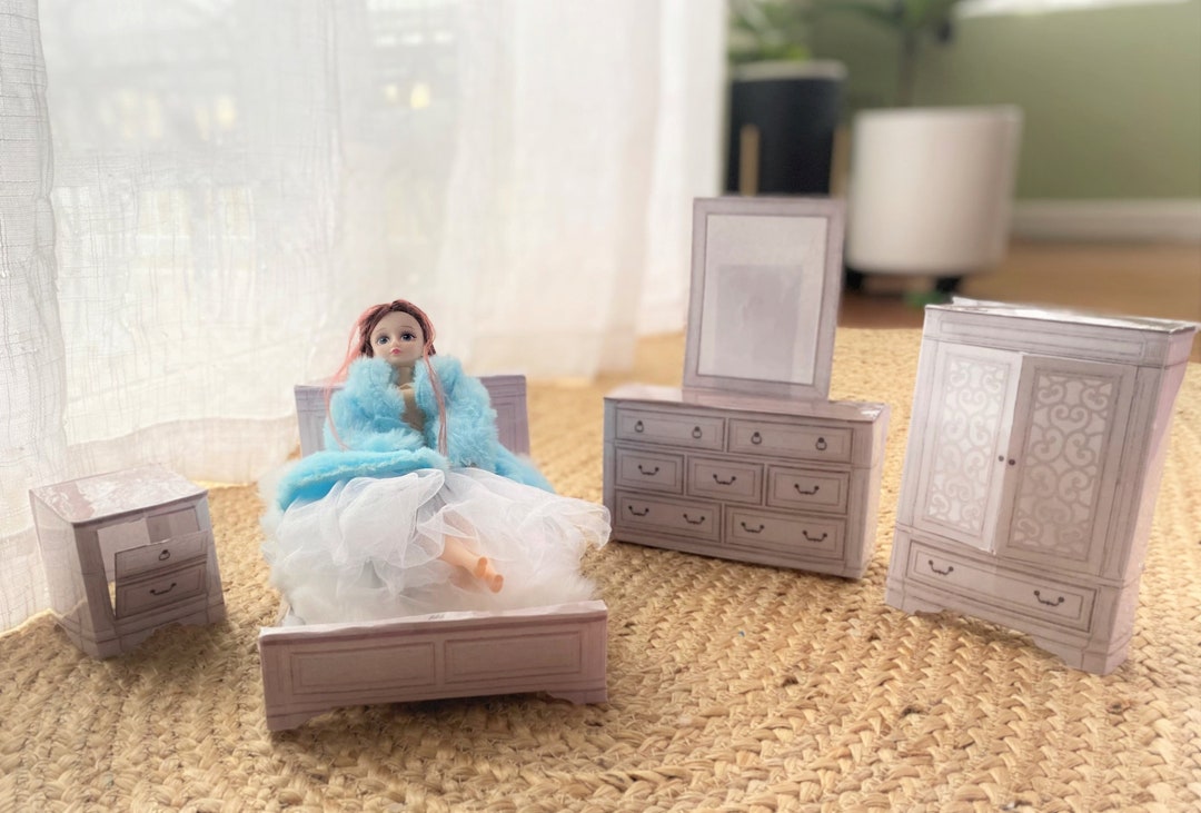 Barbie Sized farmhouse Bedroom Set Printable - Etsy