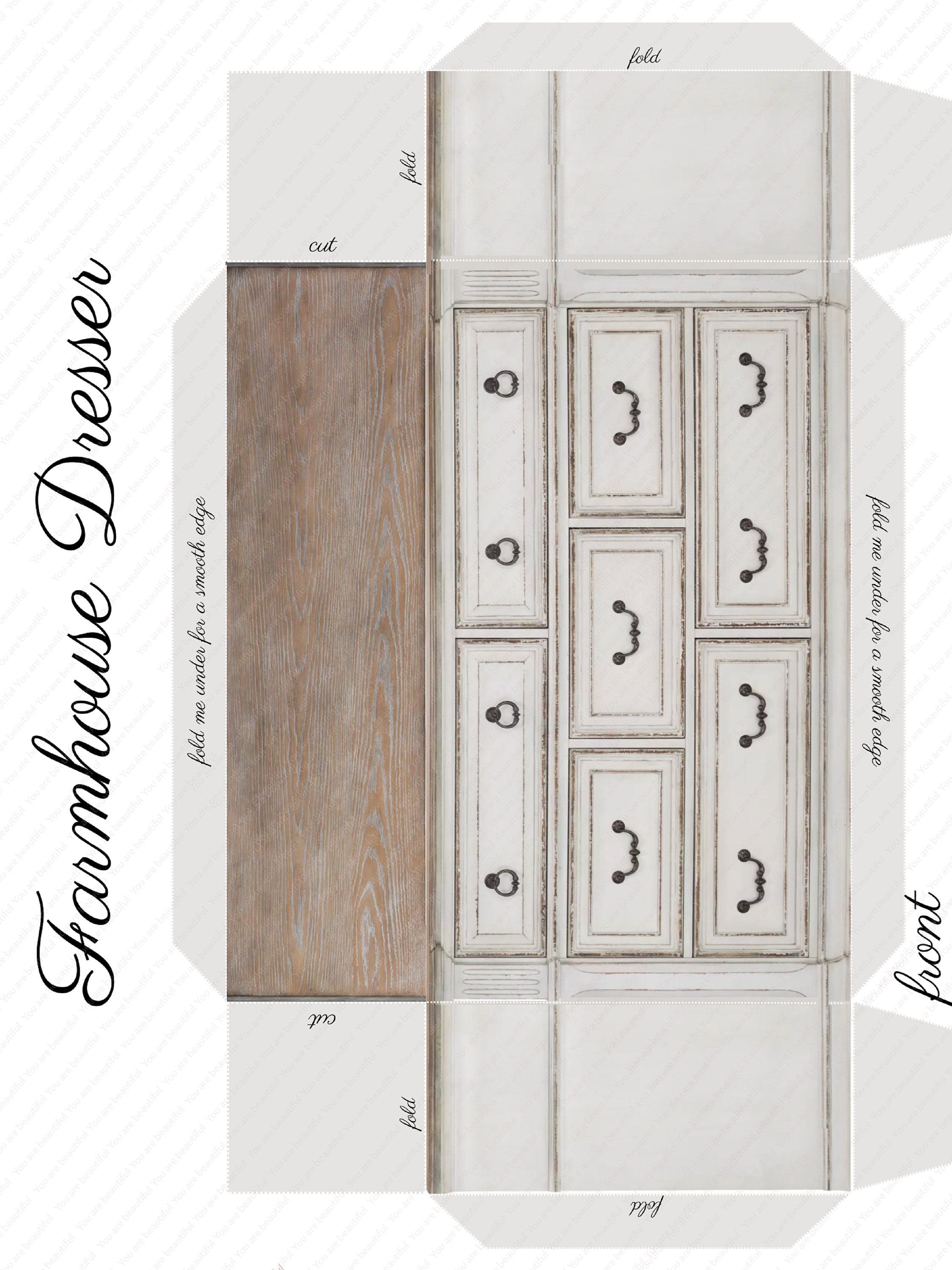 Barbie Sized farmhouse Bedroom Set Printable - Etsy
