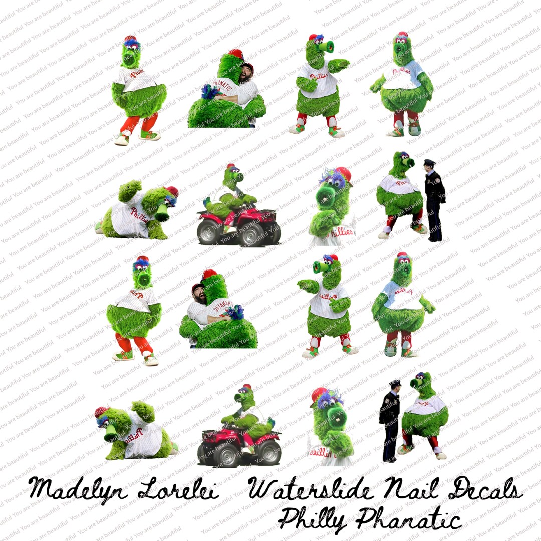 Philly Phanatic Waterslide Nail Decals - Etsy