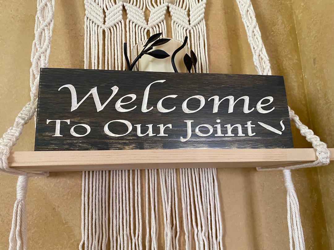 420 Inspired Handcrafted Pine Wall Art, Unique Cannabis Home Decor ...