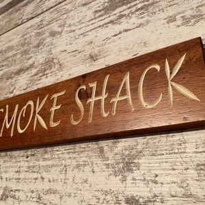 Smoke Shack Sign Beautiful Handmade Marijuana Themed Carved Wood Sign ...