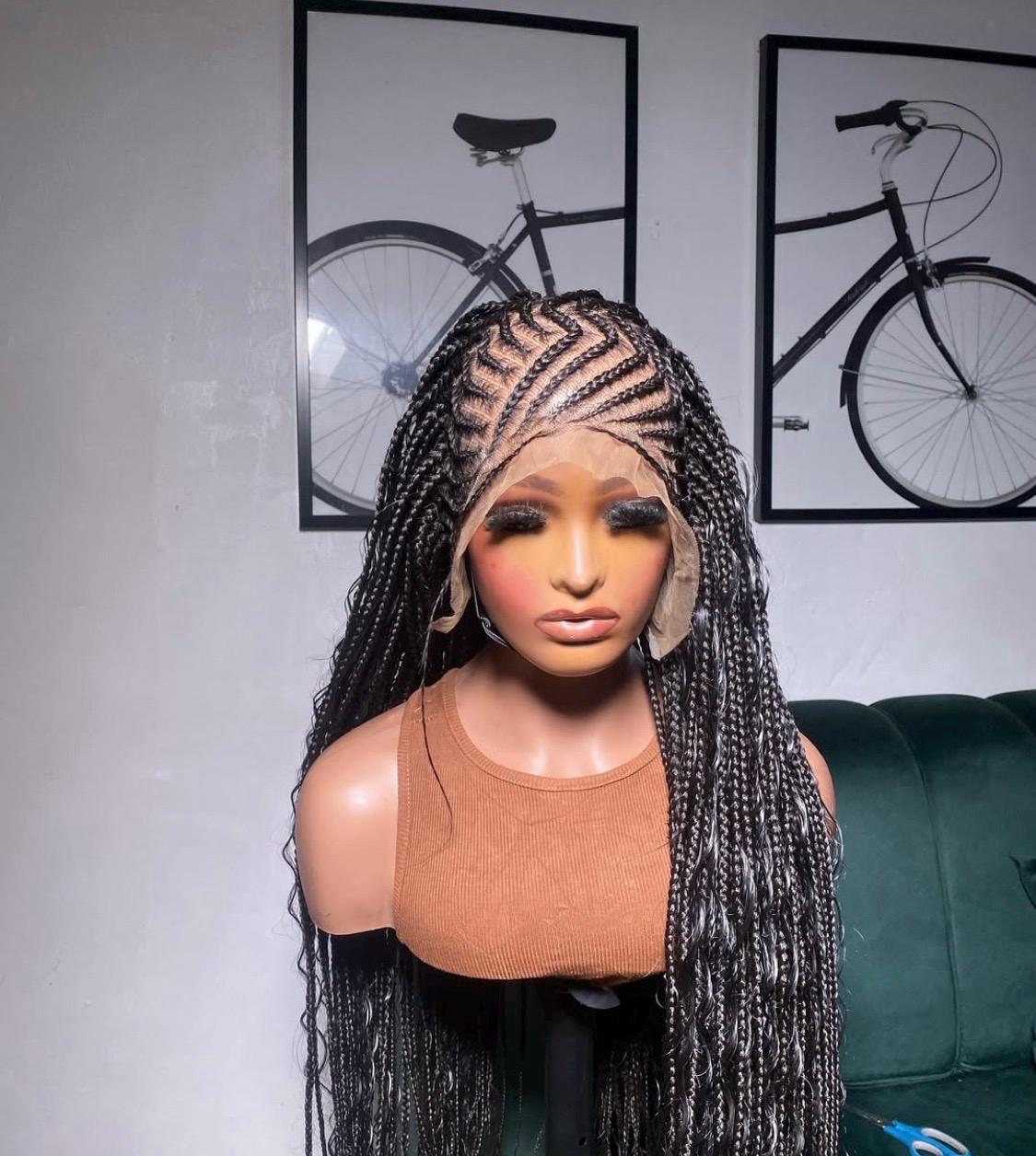 Braided Wig,boho Braids,braided Braids Wig,braids Wig,full Lace,human ...