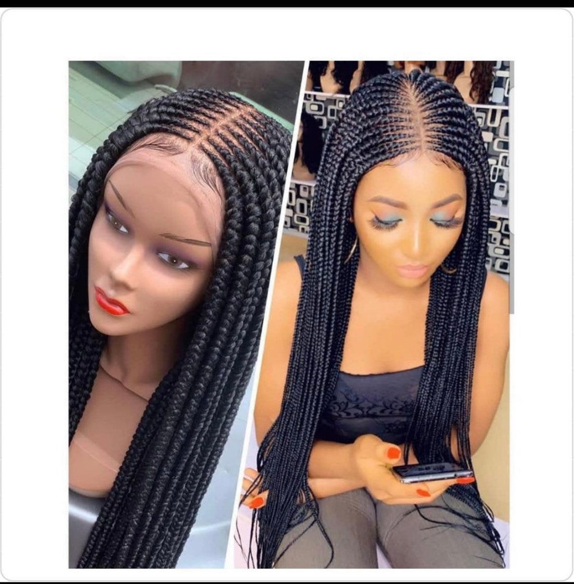 Tresses sénégalaises tordant micro aiguille tressage Taille - Etsy France