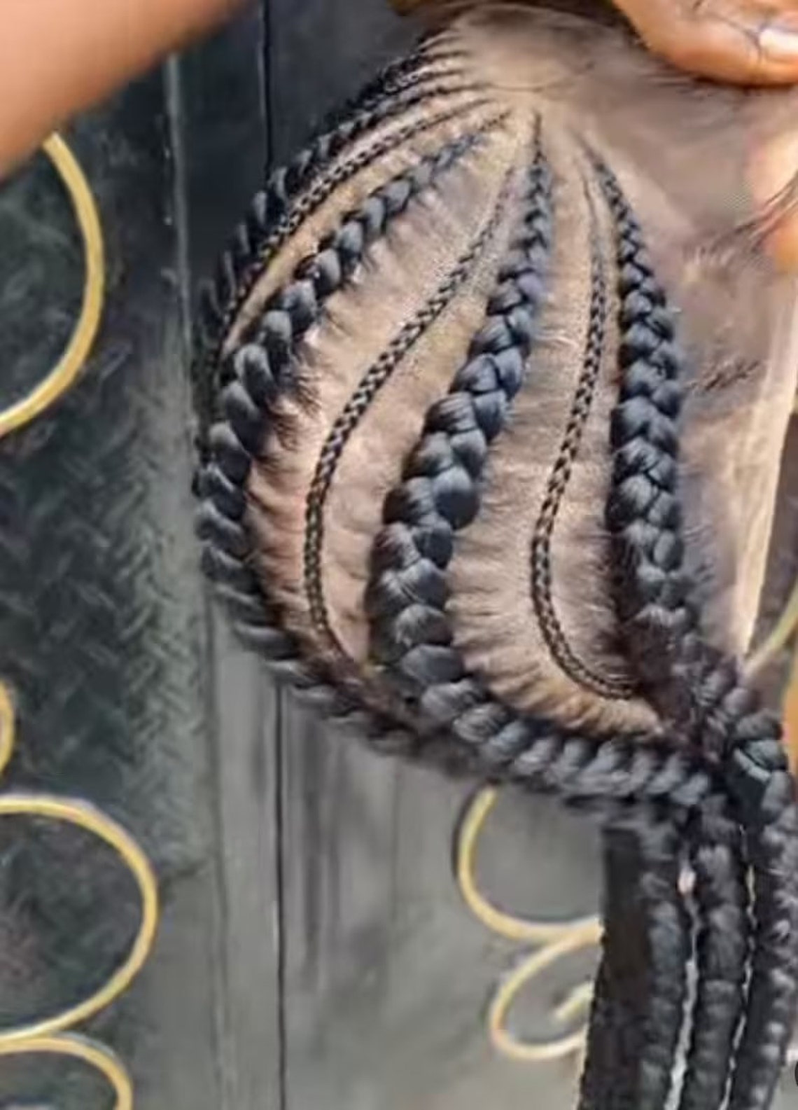 Braids Knotted Braids Kokobilo Rapped Braids Braided Wig Wigs - Etsy