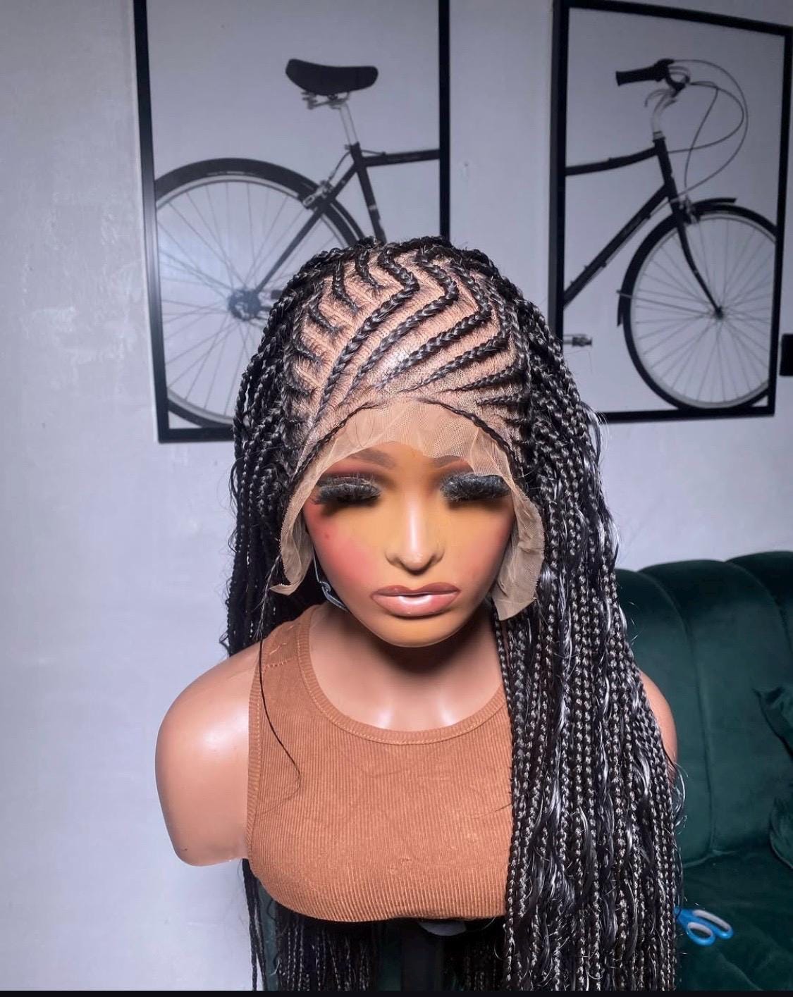 Braided Wig,boho Braids,braided Braids Wig,braids Wig,full Lace,human ...