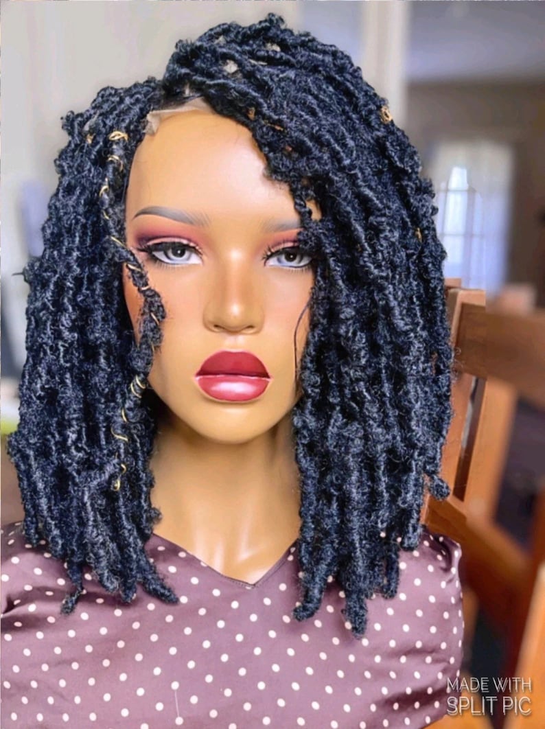 Butterfly Locs Messy Locs Texture Locs Wigs for Black Women Natural ...