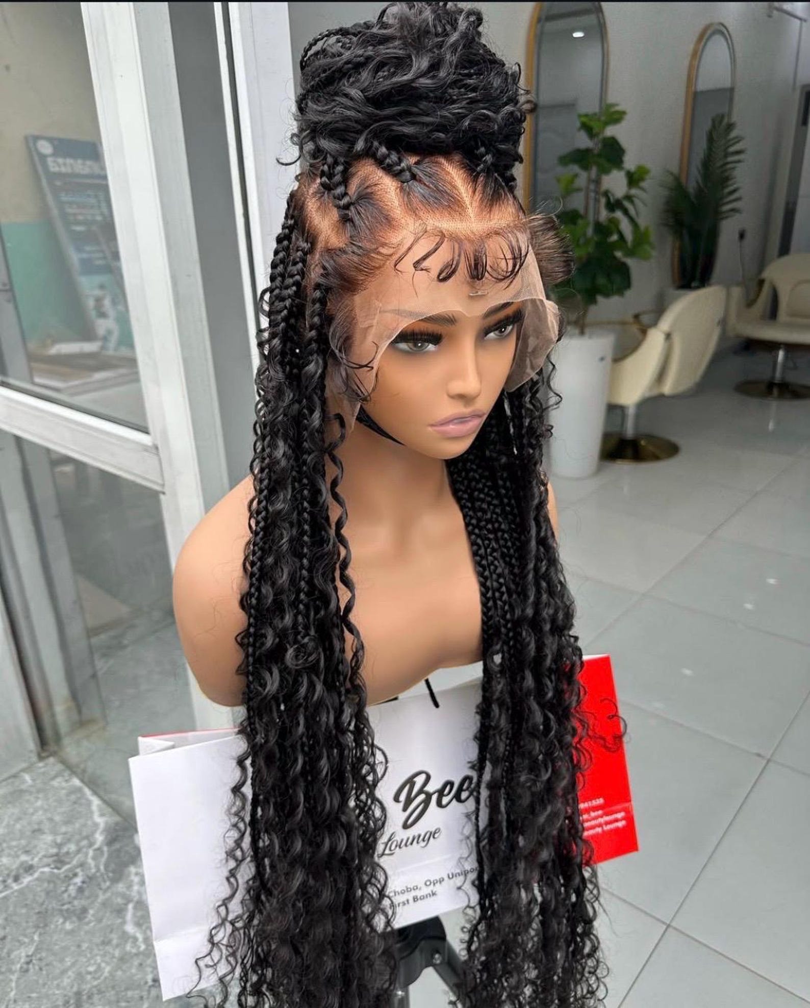 Big One One Braid,tangle Free,human Hair Lace,one One Braids ,full Lace ...