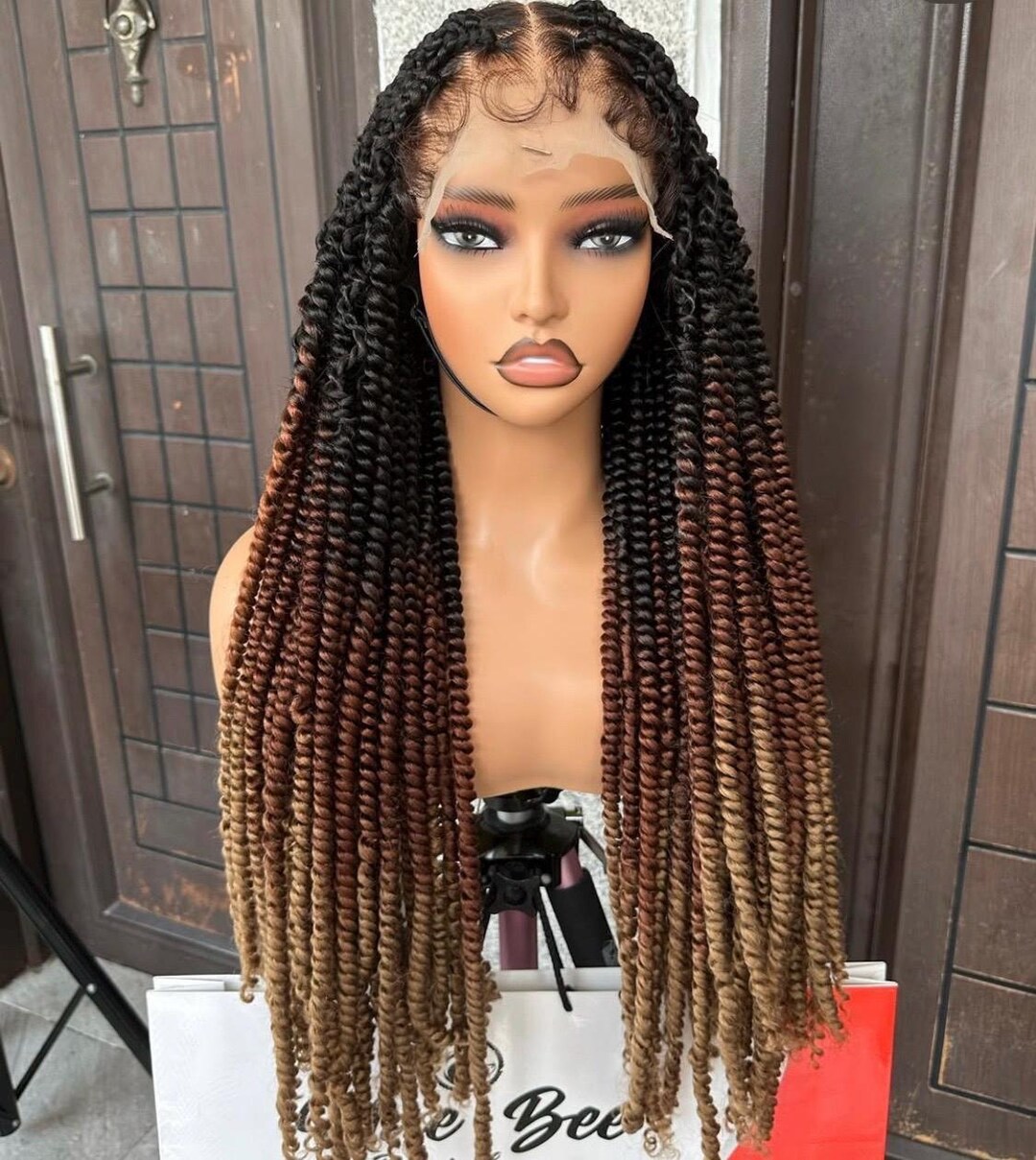 Braided Wig,braids Wig,box Braids,ready to Ship,for Black Women,one One ...