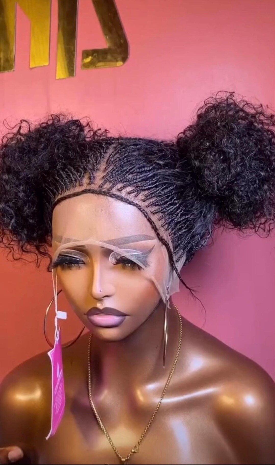 Pick and Drop,human Hair Braid Wig ,tangle Free Braid Wig,full Lace ...