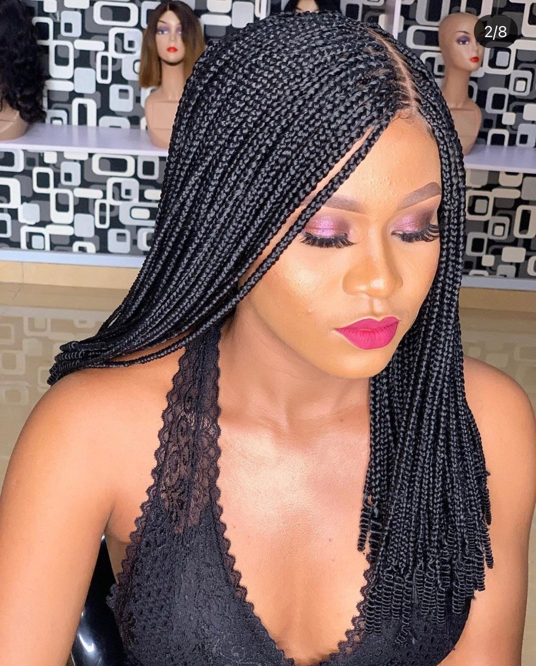 Ghana Weave Weaving Feedin Braids Cornroll Corn Roll Wigs Wig - Etsy