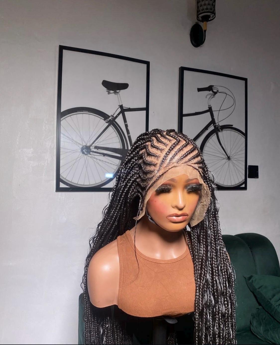 Braided Wig,boho Braids,braided Braids Wig,braids Wig,full Lace,human ...