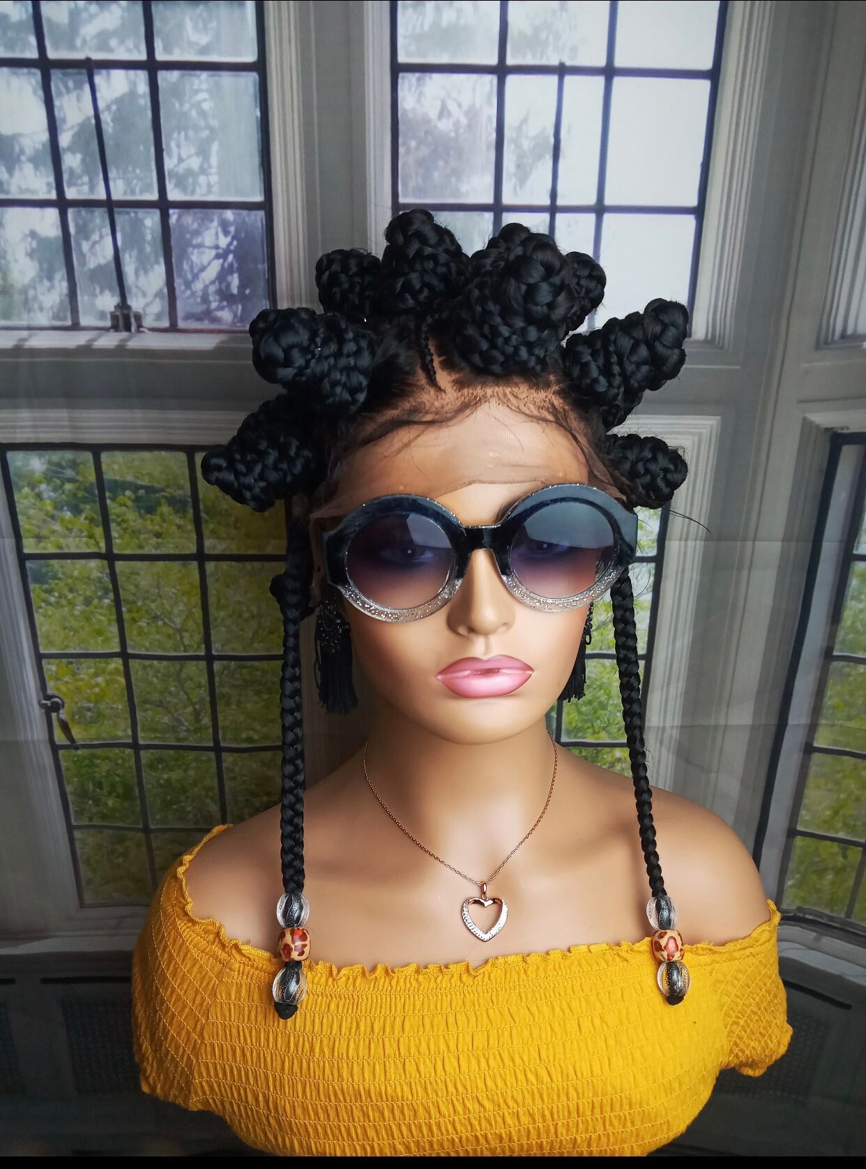 Braids Knotted Braids Kokobilo Rapped Braids Braided Wig Wigs - Etsy