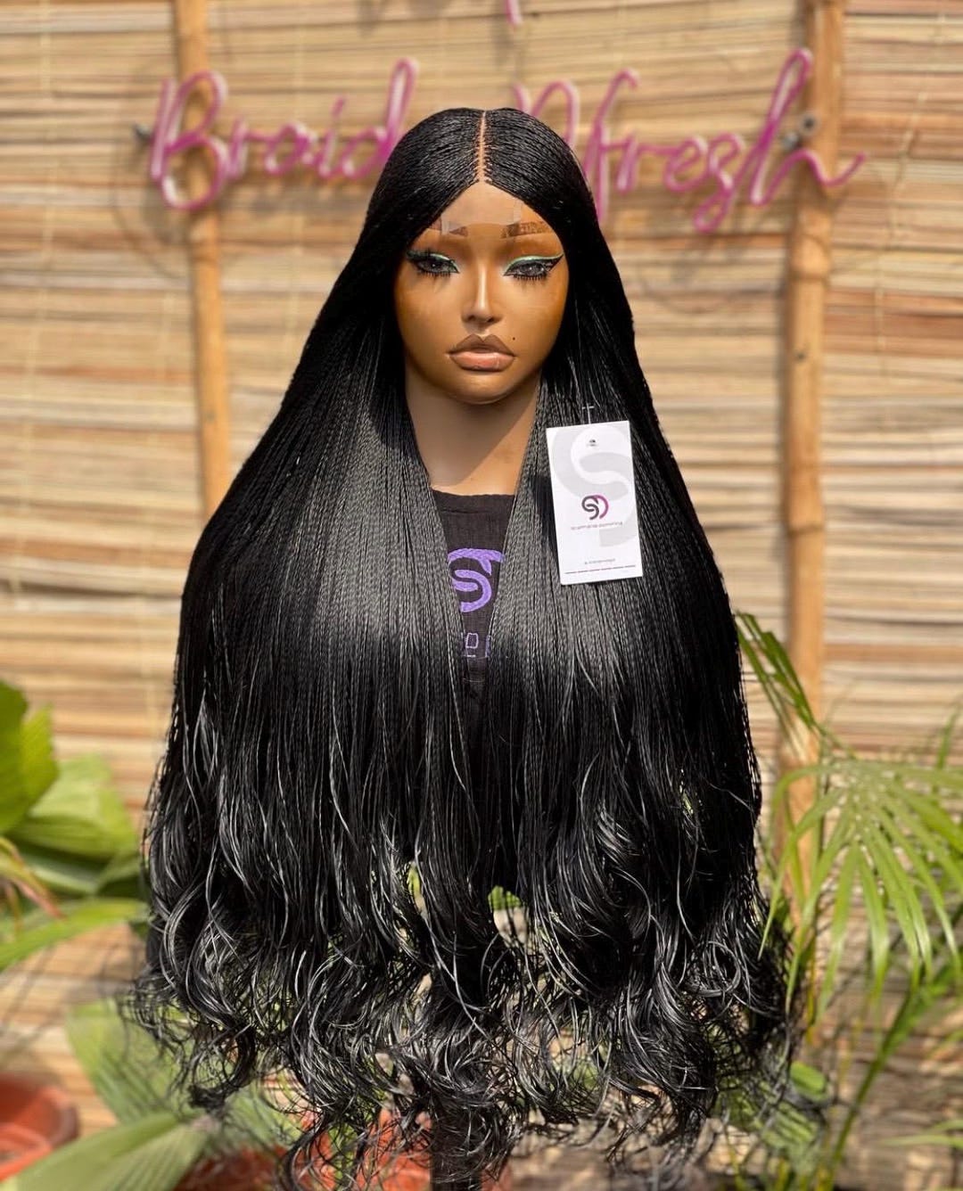 One Million Braids,braids Wig,ayya Hair,human Hair,ready to Ship ...