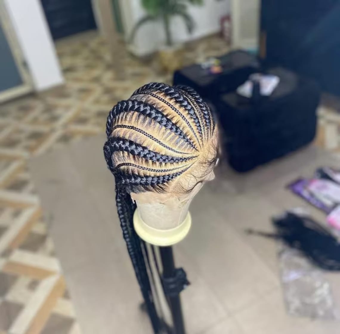 Braids Knotted Braids Kokobilo Rapped Braids Braided Wig Wigs - Etsy