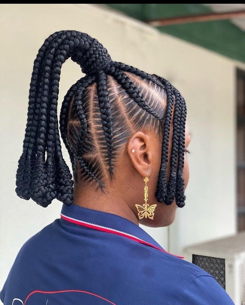 Braids Knotted Braids Kokobilo Rapped Braids Braided Wig Wigs Bantu ...