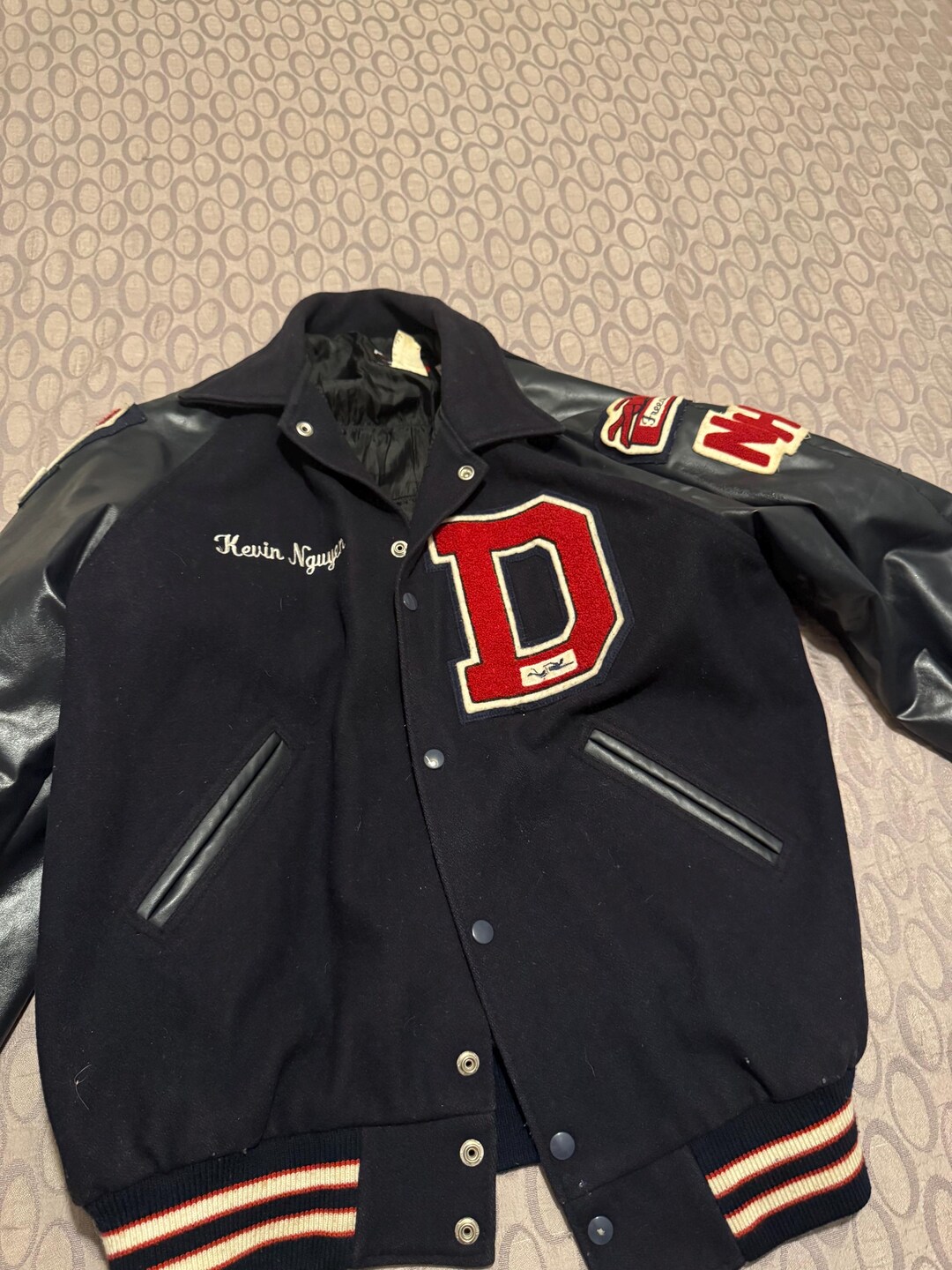 College Varsity Jacket Swimming Team - Etsy