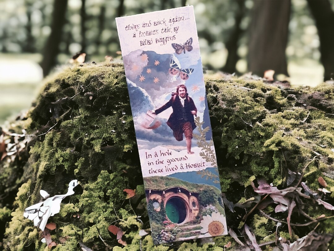 Bilbo Baggins Bookmark, the Hobbit, Lord of the Rings Bookmark, Lotr ...