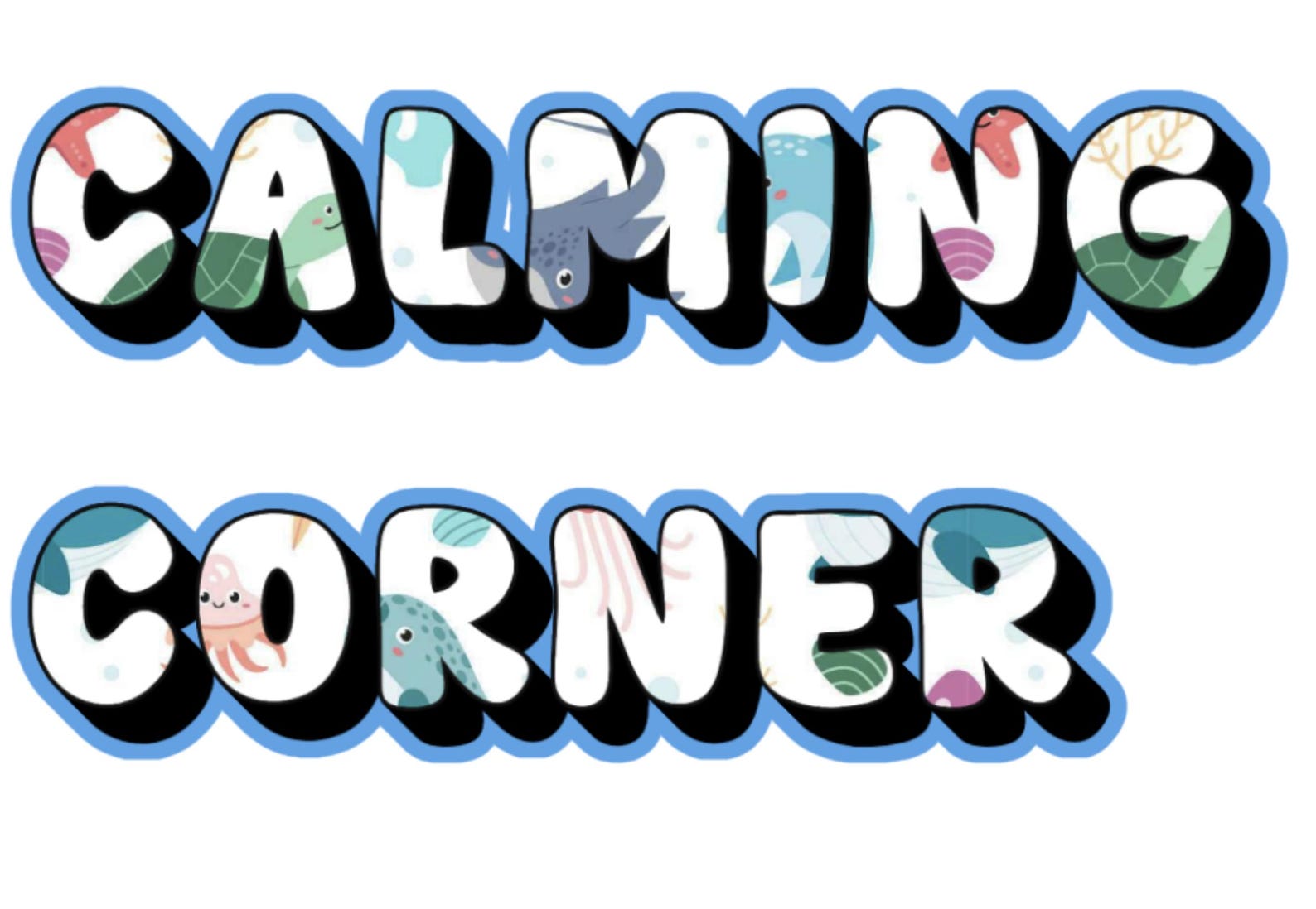 Calming Corner Banner - Etsy