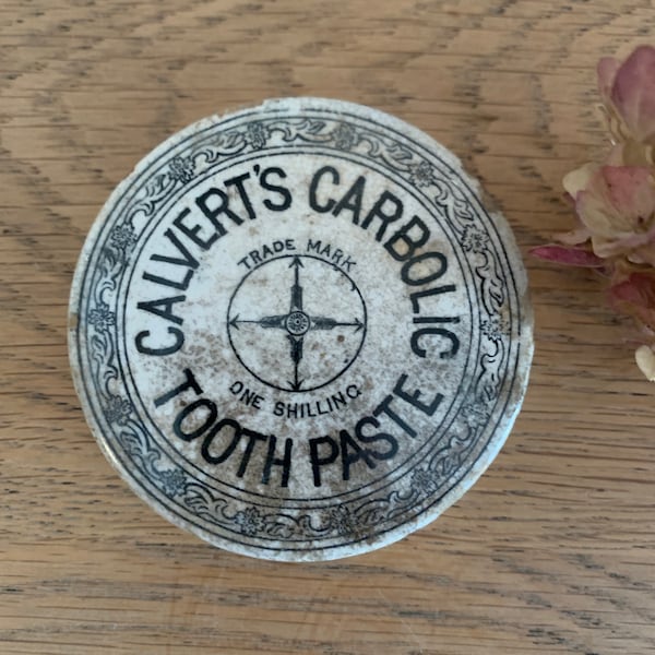 Antique Toothpaste Pot - Etsy