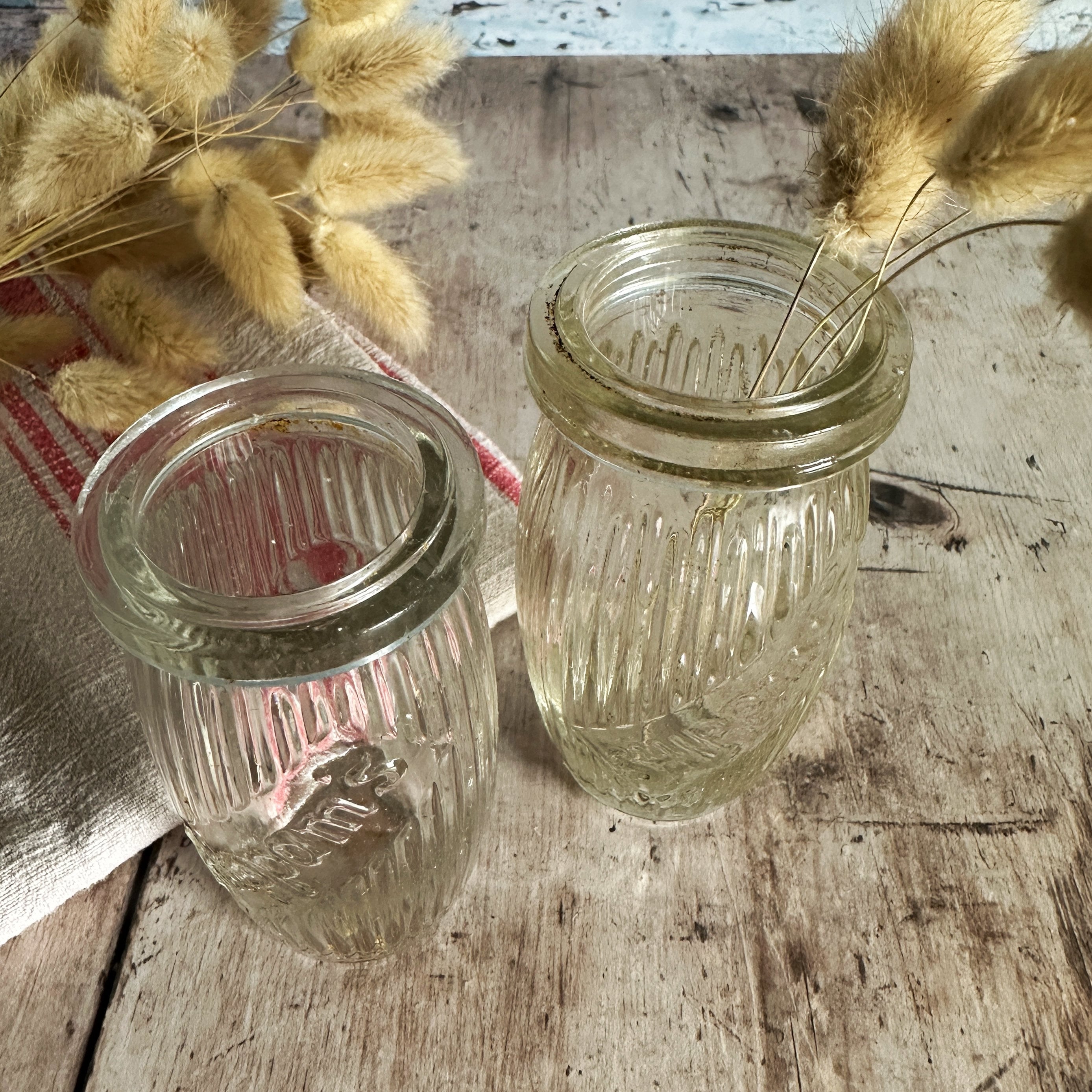 Pair of Vintage Glass Shippams Jars, Vintage Home, Collectibles - Etsy