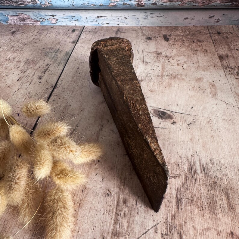 Vintage Iron Log Splitting Wedge, Tools - Etsy