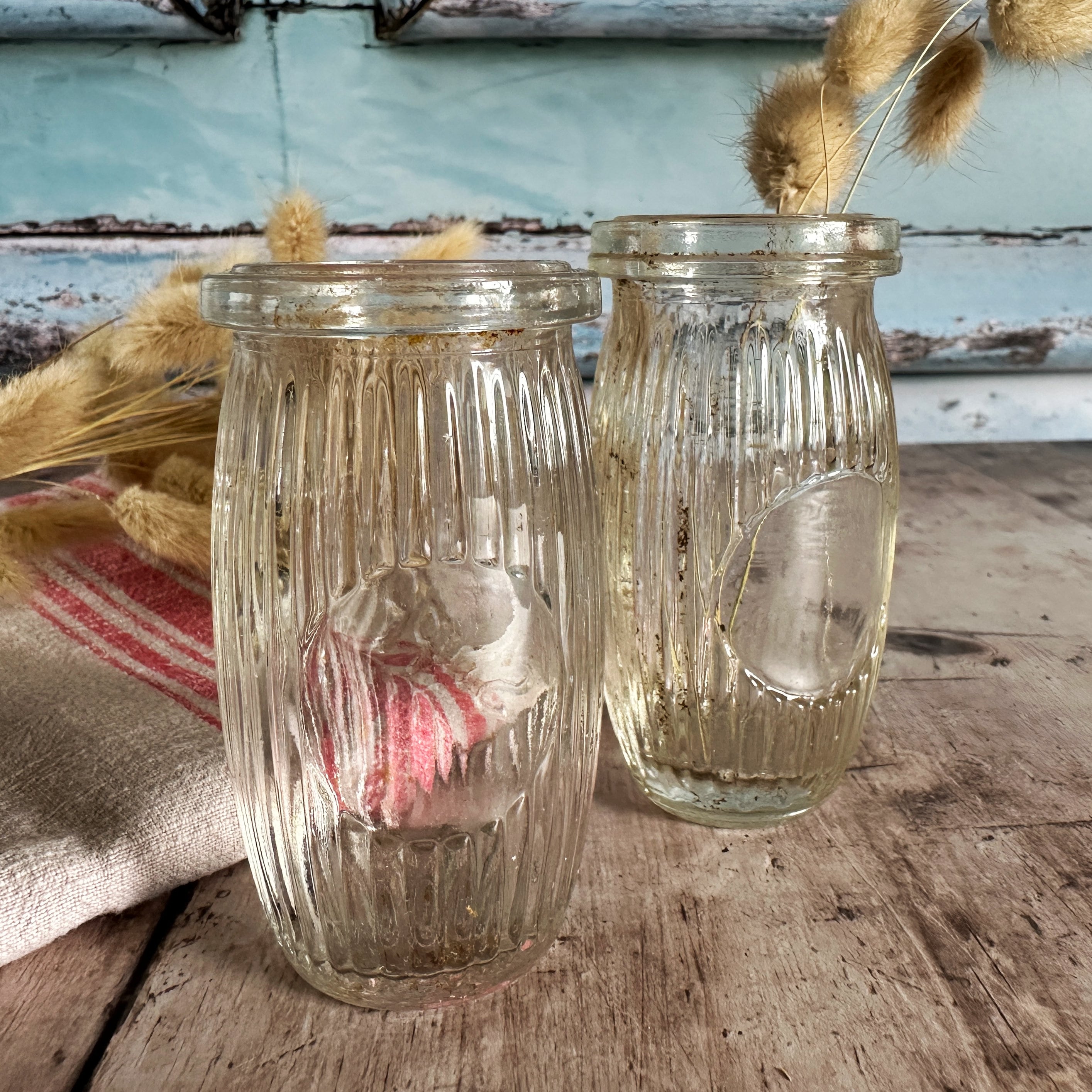 Pair of Vintage Glass Shippams Jars, Vintage Home, Collectibles - Etsy
