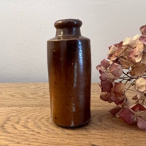 Pair of Vintage Stoneware Ink Pots, Stem Pots, Farmhouse Decor - Etsy